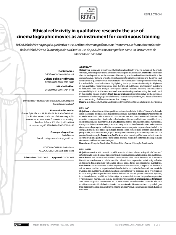 (PDF) Ethical reflexivity in qualitative research: the use of ...