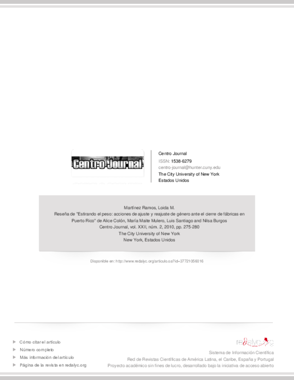 (PDF) Reseña de "Estirando el peso: acciones de ajuste y reajuste de ...