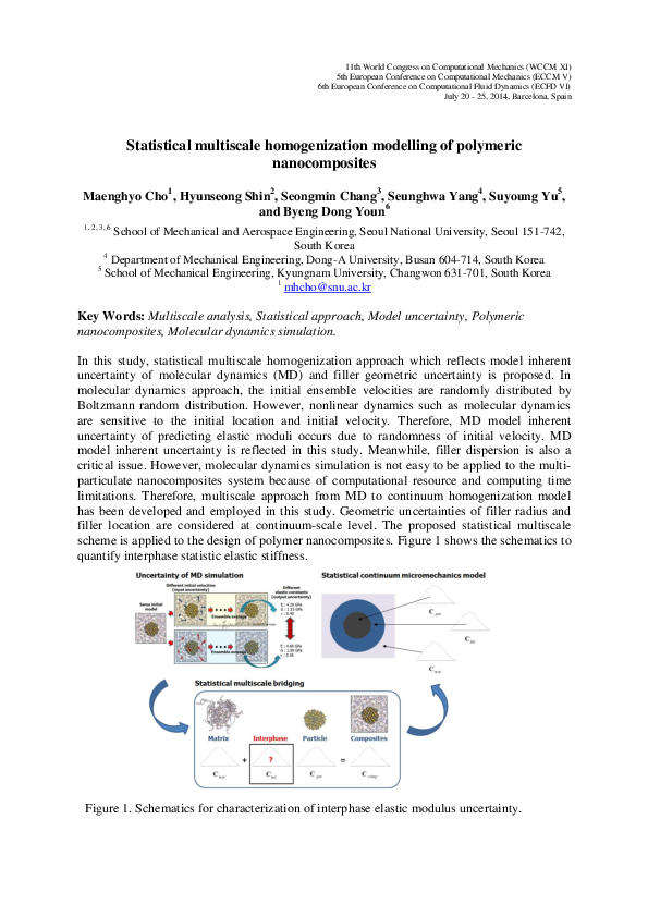(PDF) Statistical multiscale homogenization modelling of polymeric ...