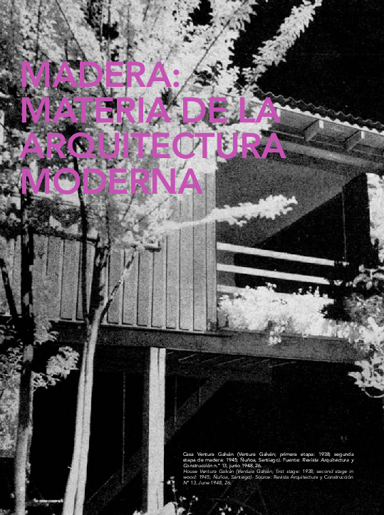 (PDF) Wood: Matter of modern architecture