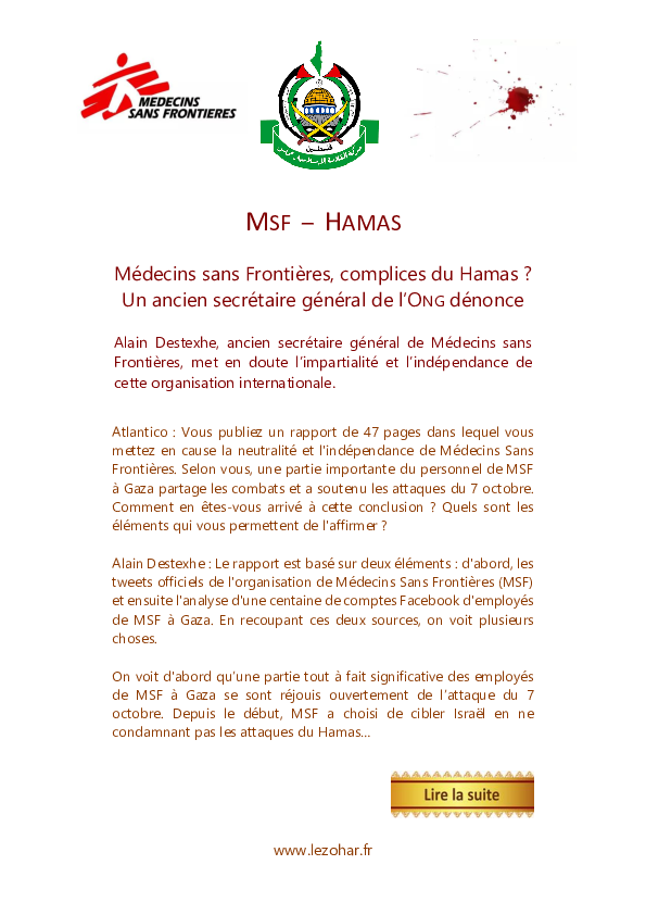 (PDF) MSF HAMAS | Michel Benhayim - Academia.edu