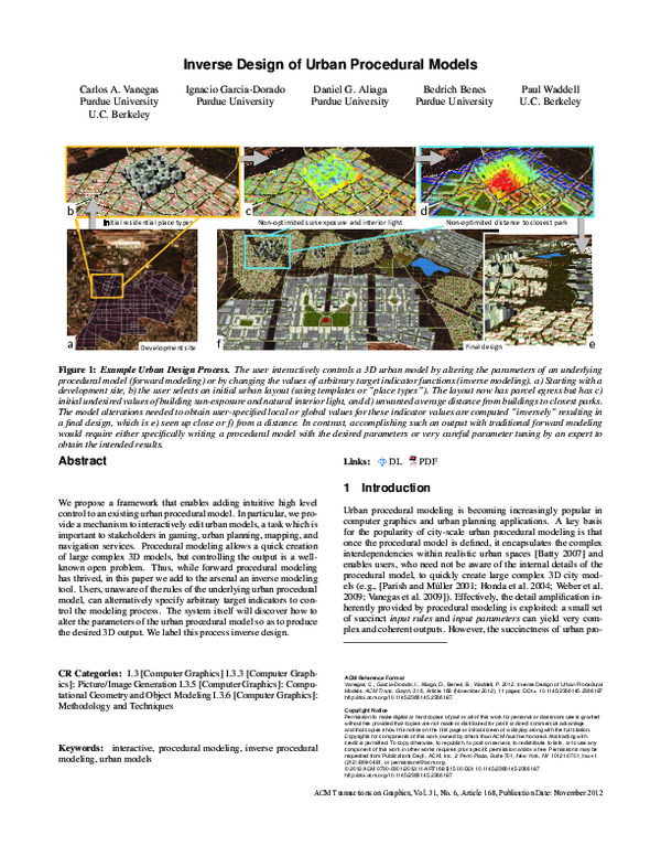 (PDF) Inverse design of urban procedural models