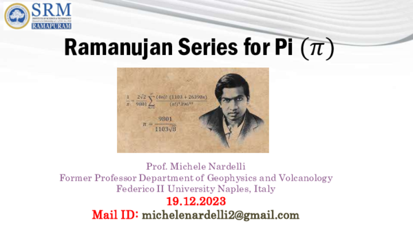Pdf Ramanujan Series For Pi New Possible Mathematical Connections