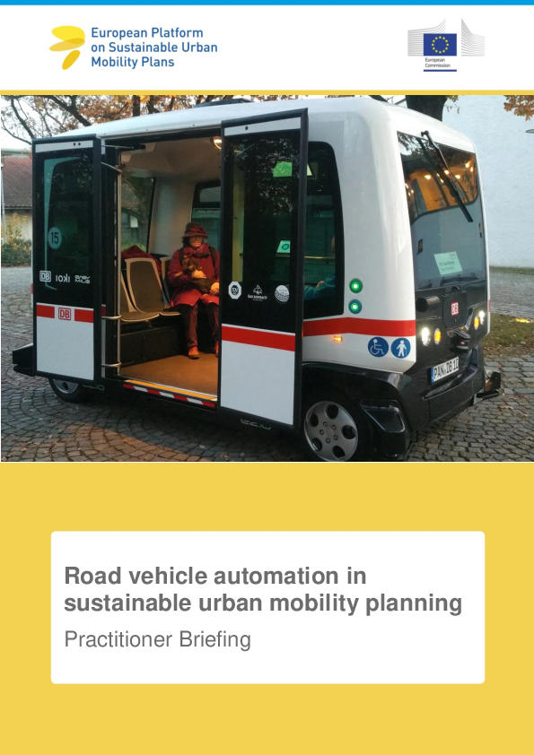 (PDF) Road vehicle automation in sustainable urban mobility planning