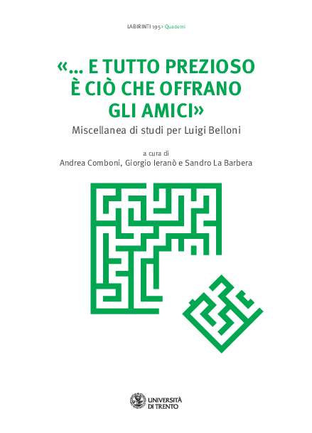 (PDF) Epigrammi simonidei, oracoli erodotei, e i Persiani di Eschilo. Esercizi di filologia ...