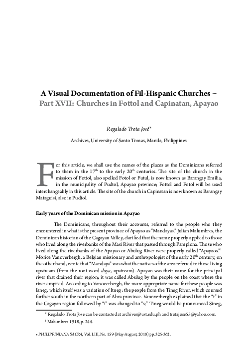 (PDF) A Visual Documentation of Fil-Hispanic Churches − Part XVII ...