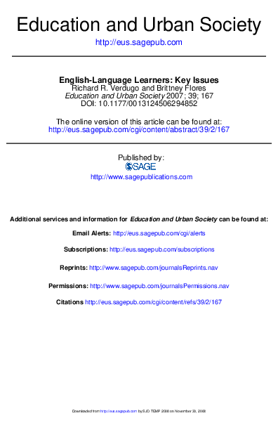 (PDF) English-Language Learners