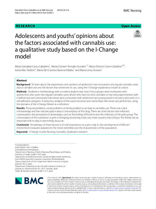 (PDF) Adolescents and youths’ opinions about the factors associated ...