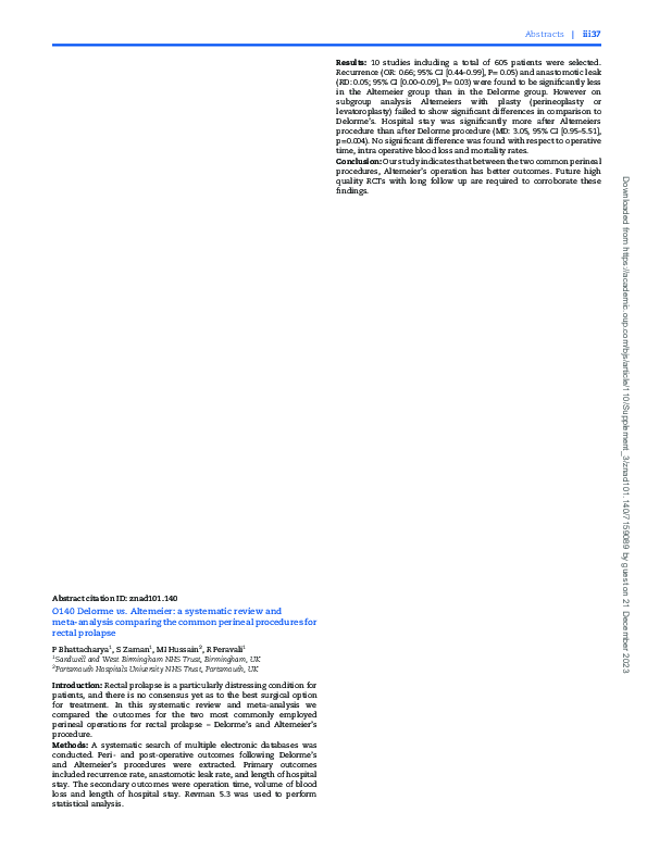 (PDF) O140 Delorme vs. Altemeier: a systematic review and meta-analysis ...