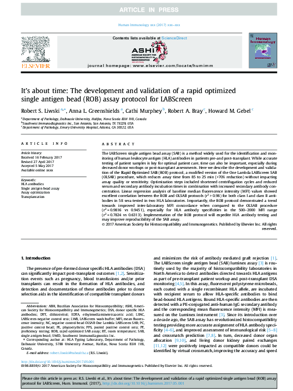(PDF) It’s about time: The development and validation of a rapid ...