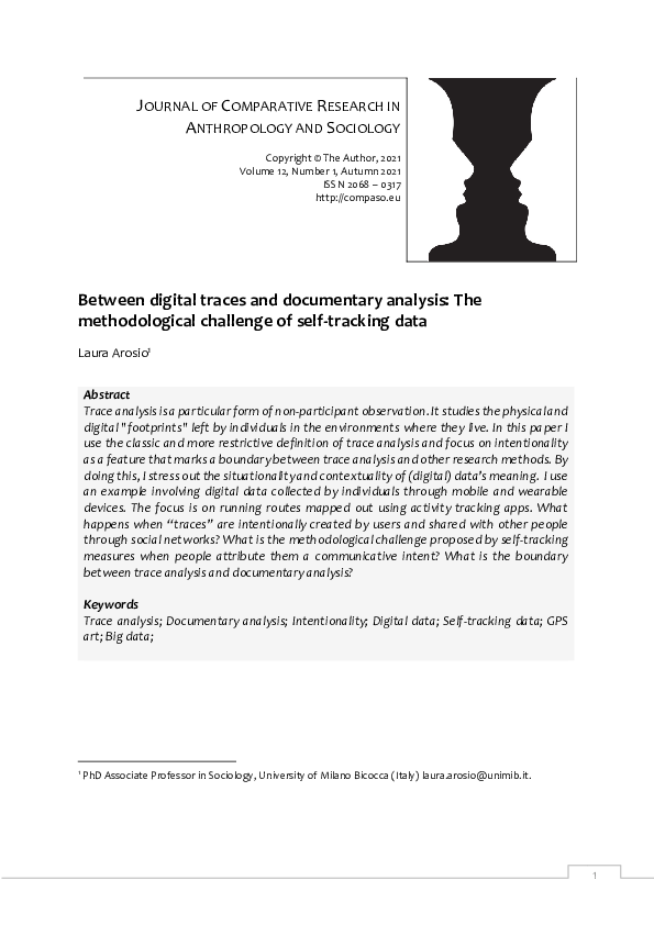 (PDF) Between digital traces and documentary analysis: the ...