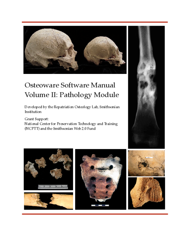 (PDF) Osteoware Software Module. Vol II: Pathology Module