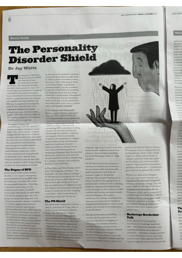 (PDF) The Personality Disorder Shield
