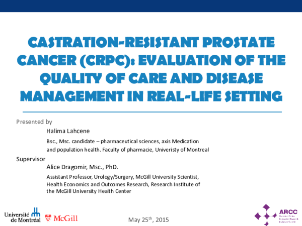 (PDF) Castration-Resistant Prostate Cancer (CRPC): Evaluation of The ...