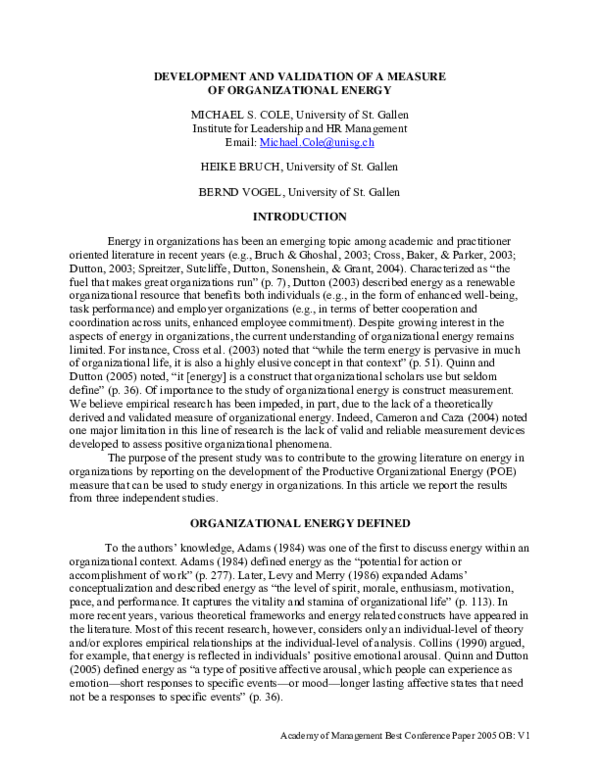 (PDF) Development and Validation of a Measure of Organizational Culture in Public Child Welfare ...