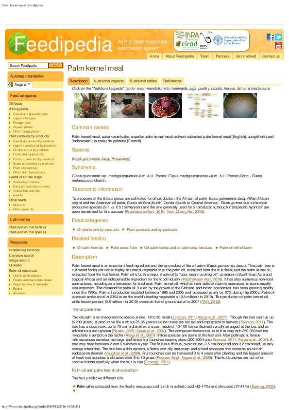 (PDF) Palm kernel meal