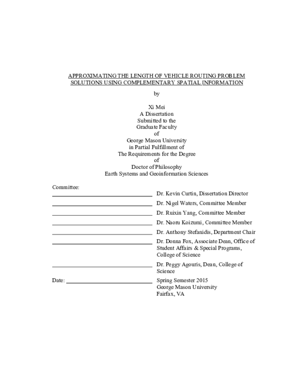 Pdf Approximating The Length Of Vehicle Routing Problem Solutions