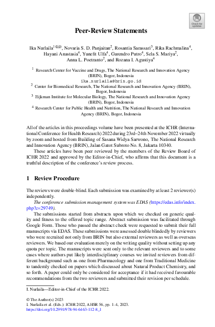 (PDF) Peer-Review Statements