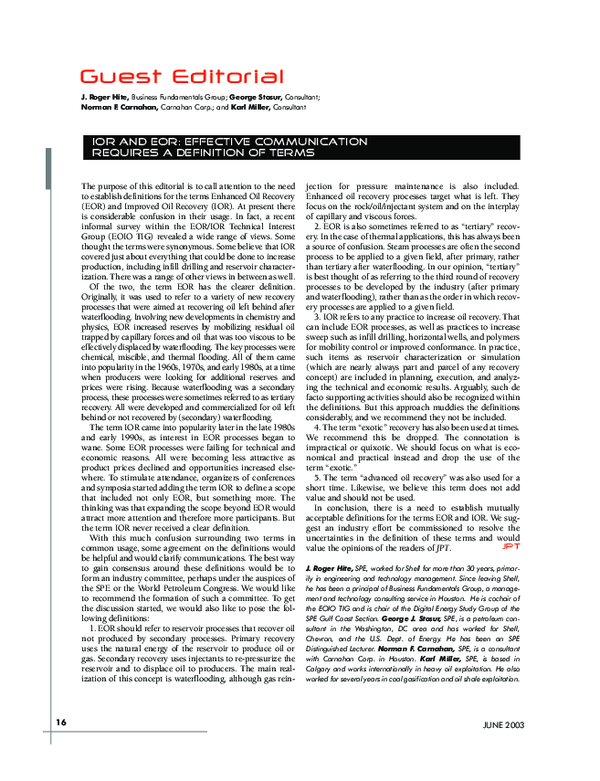 (PDF) IOR and EOR: Effective Communication Requires a Definition of Terms