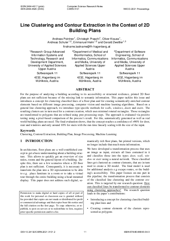 (PDF) Line Clustering and Contour Extraction in the Context of 2D ... (PDF) Line Clustering and Contour Extraction in the Context of 2D ...