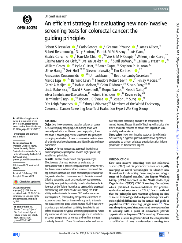 (PDF) An efficient strategy for evaluating new non-invasive screening ...