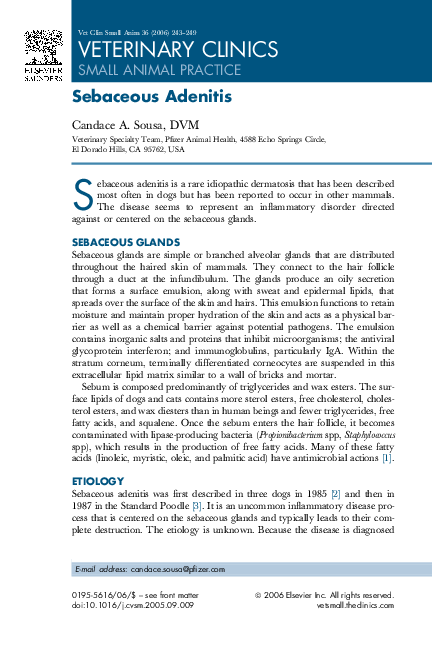 (PDF) Sebaceous Adenitis