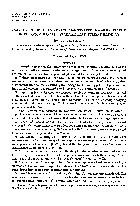 (PDF) Calcium current and calcium-activated inward current in the ...