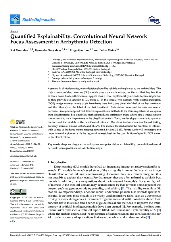 (PDF) Quantified Explainability: Convolutional Neural Network Focus Assessment in Arrhythmia ...