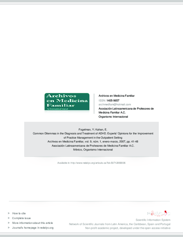 (PDF) Common Dilemmas in the Diagnosis and Treatment of ADHD. Experts ...