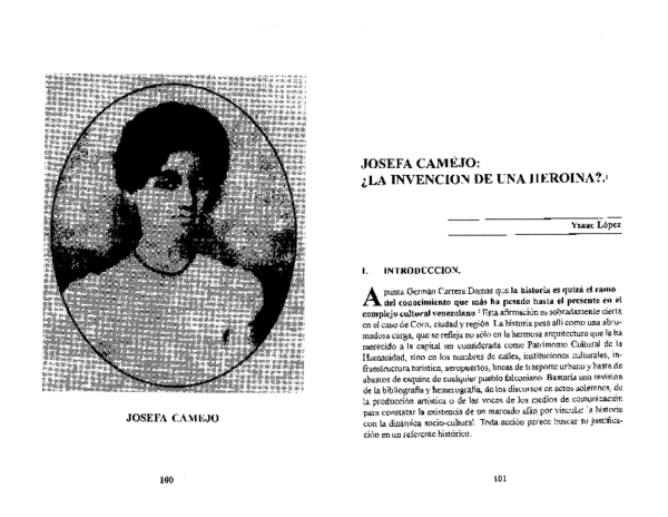 (PDF) JOSEFA CAMEJO: ¿LA INVENCIÓN DE UNA HEROÍNA?