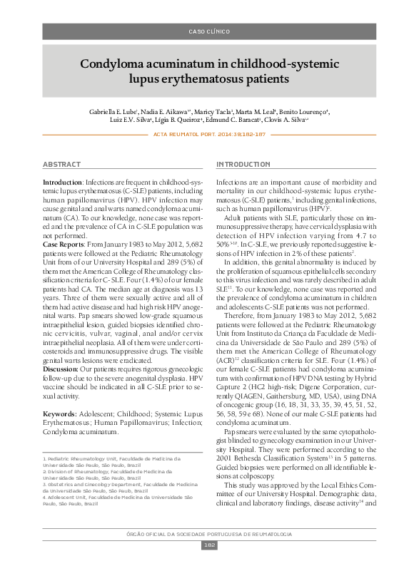 (PDF) Condyloma acuminatum by human papilloma virus infection in ...