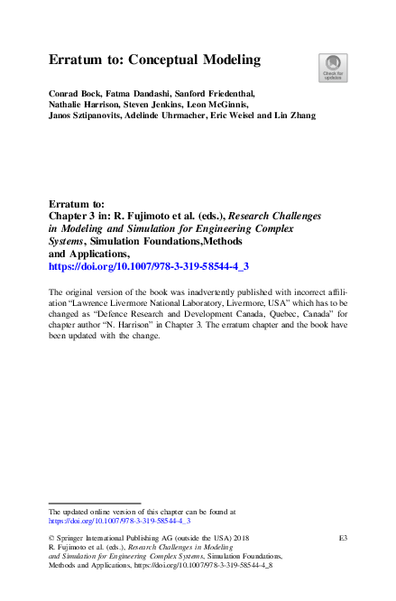 (PDF) Erratum to: Conceptual Modeling