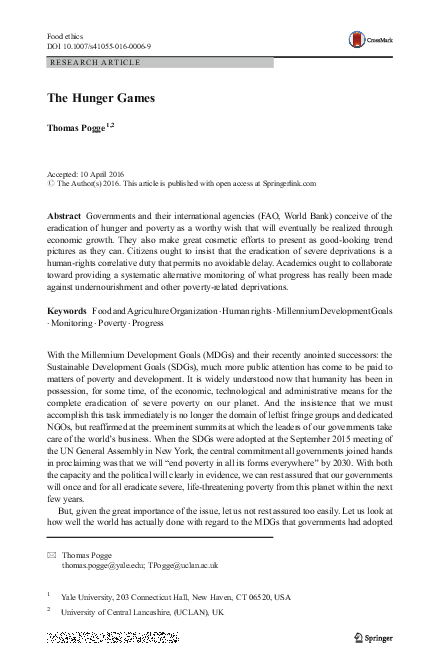 (PDF) The Hunger Games
