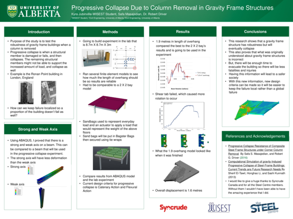 (PDF) Progressive Collapse Due to Column Removal in Gravity Frame ...