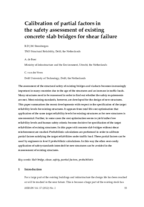 (PDF) Safety assessment of existing concrete slab bridges for shear ...