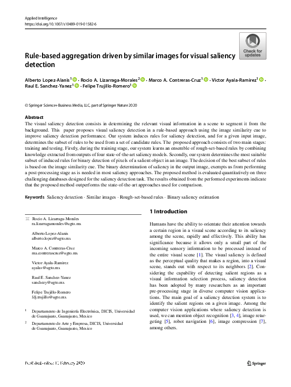 Pdf Rule Based Visual Saliency Detection Via Similarity