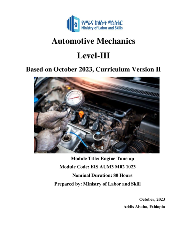 (PDF) M02- Engine Tune Up