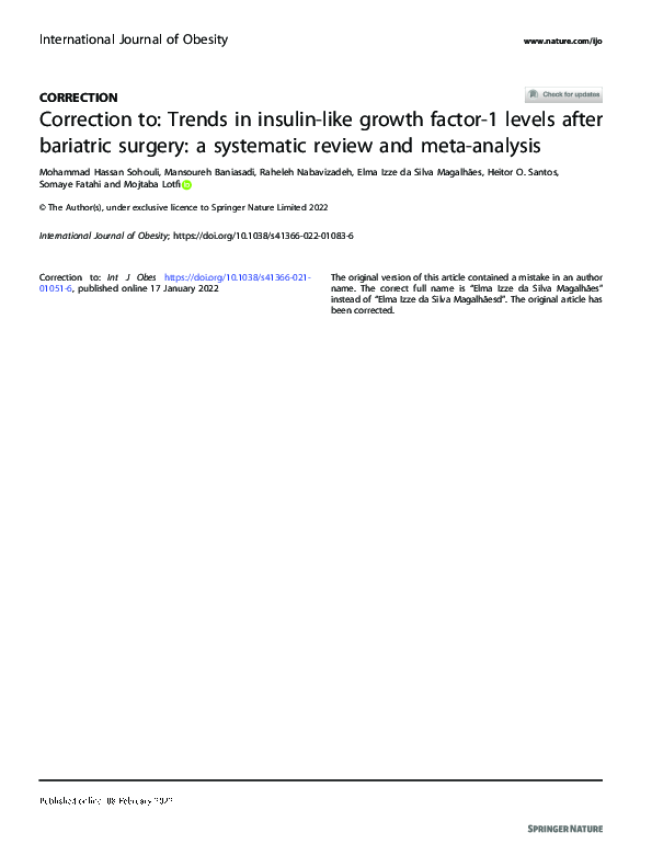 (PDF) Correction to: Trends in insulin-like growth factor-1 levels ...