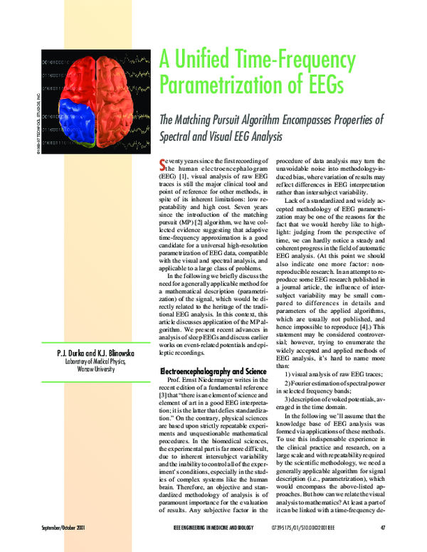 (PDF) A unified time-frequency parametrization of EEGs