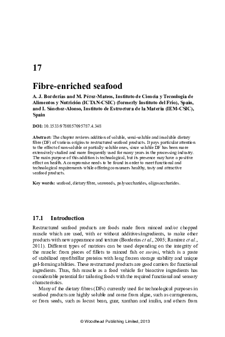 (PDF) Fibre-enriched seafood