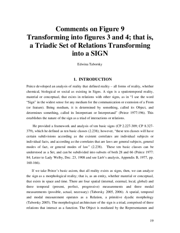 (PDF) Transforming into figures 3 and 4 ; that is , a Triadic Set of ...