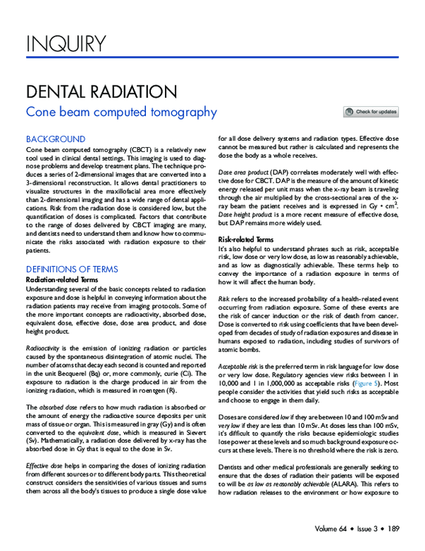 (PDF) Cone Beam Computed Tomography