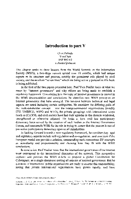 (PDF) Introduction to part V | Chris Zielinski - Academia.edu