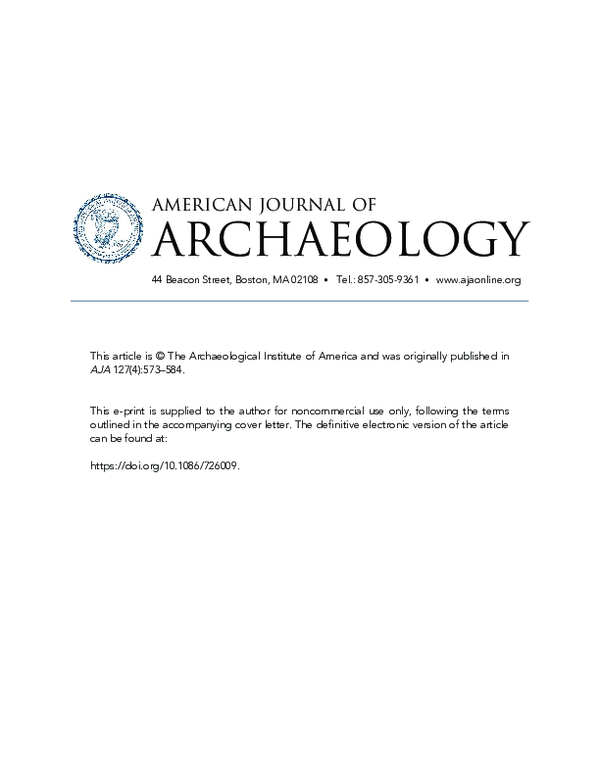 (PDF) Two Roman Glass Furnaces Discovered at resca-Romula (Romania)