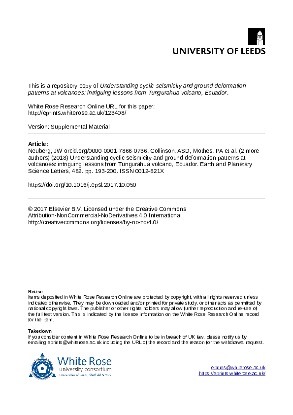 (PDF) Understanding cyclic seismicity and ground deformation patterns ...