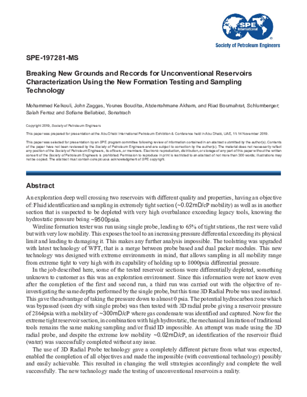 (PDF) Breaking New Grounds and Records for Unconventional Reservoirs ...