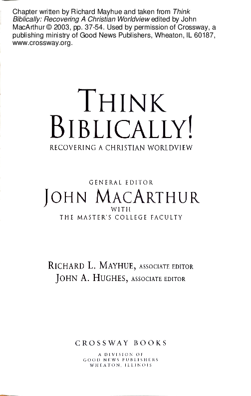 (PDF) Cultivating a Biblical Mind-Set