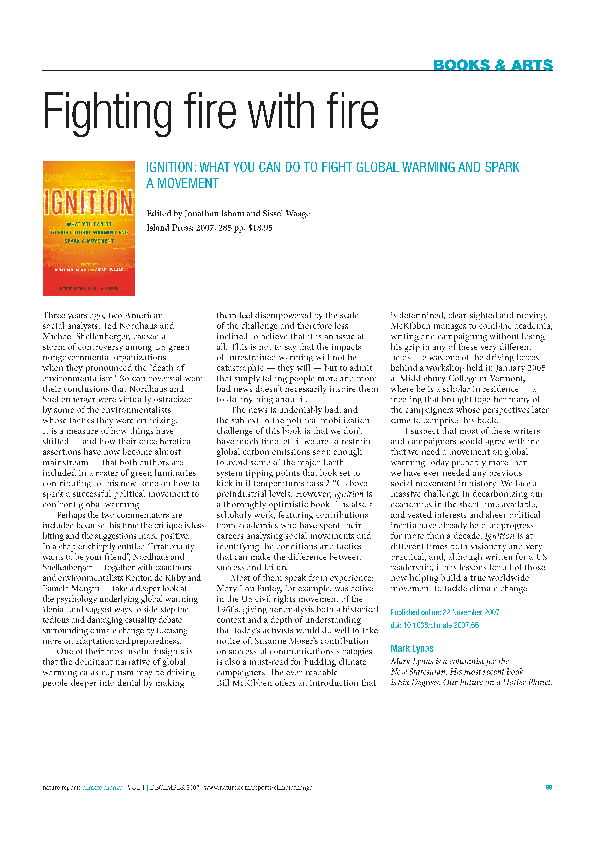 (PDF) Fighting Fire with Fire