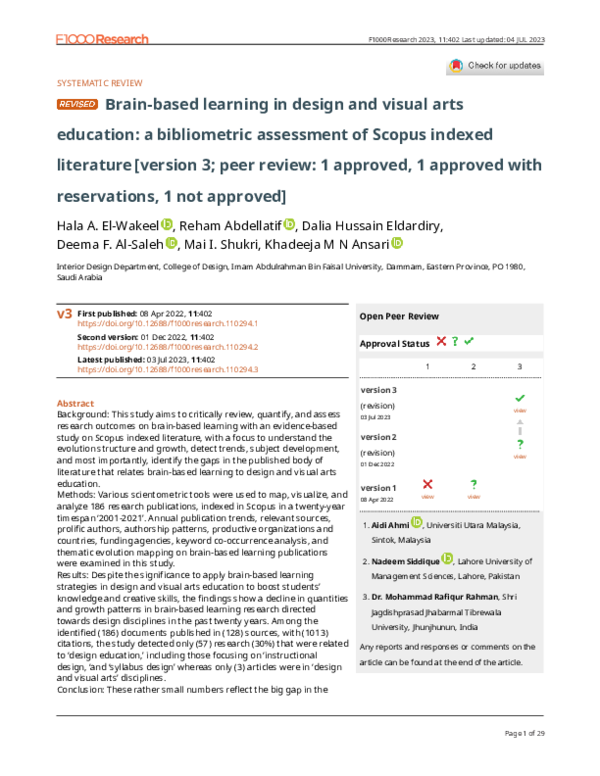 (PDF) Brain-based learning