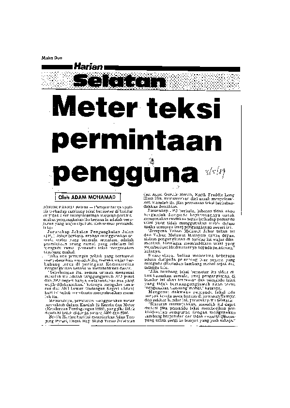 (PDF) Meter teksi permintaan pengguna